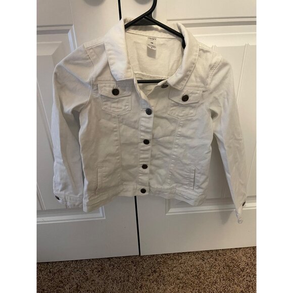 Carter's | Jackets & Coats | Girls White Denim Jacket | Poshmark
